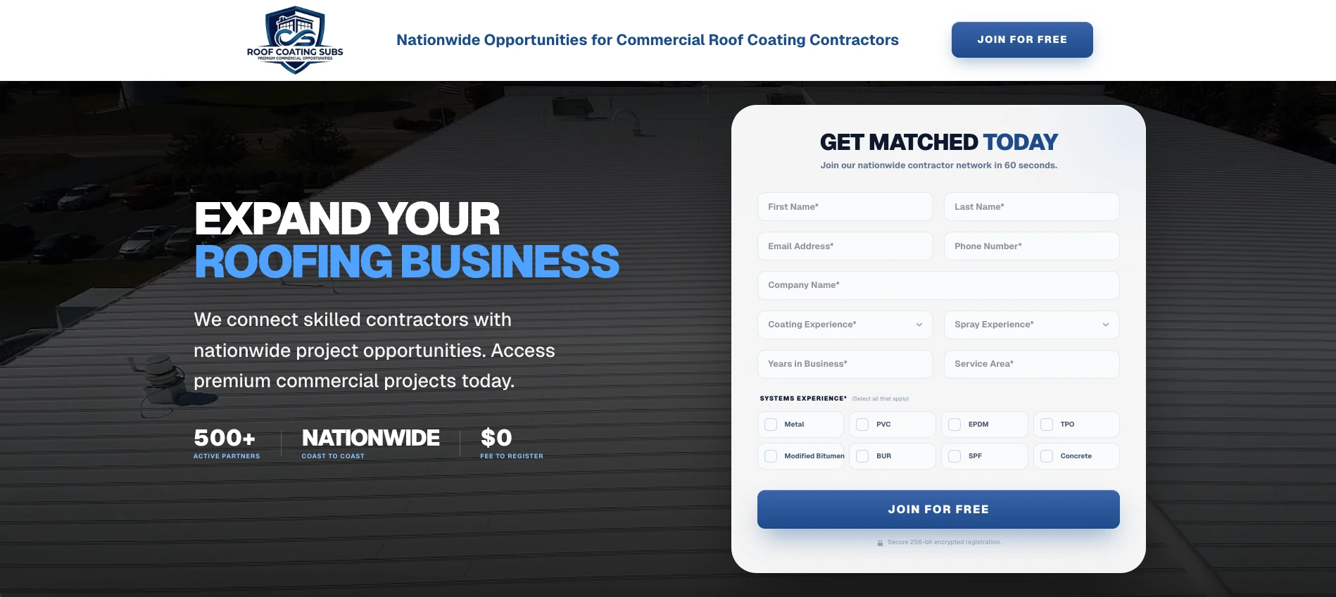 Roof Coating Subs | Free Nationwide Commercial Roof Coating Contractor ...